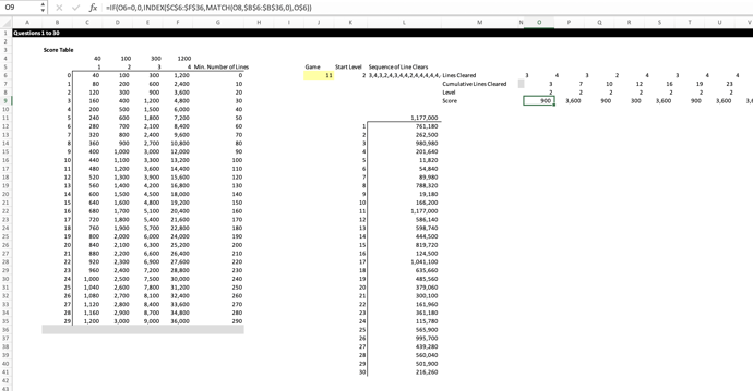 Full Stack Modeller Solutions to the Tetris Excel Battle Challenge